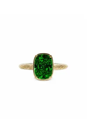 Sterling Forever Sterling Mini Emerald Ring At Nordstrom Gold