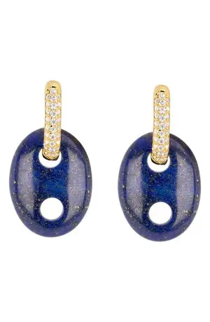 ATHRA LUXE ATHRA LUXE Mariner Lapis Drop Earrings