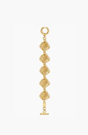 YOJ Oasic Bracelet In 18ct Plated