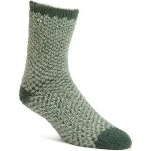 UGG Brevin Crew Socks - Arugula/vinito Check