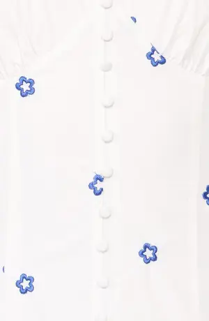 PETAL & PUP Luellen Embroidered Sleeveless Maxi Dress