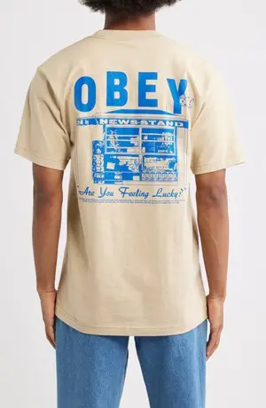 Obey Newstand Graphic T-shirt