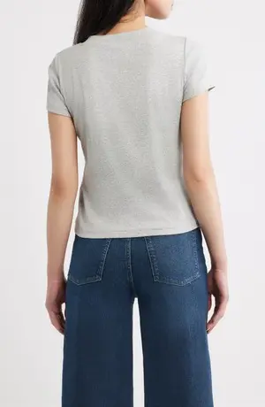 DL1961 Shrunken V-neck Tee