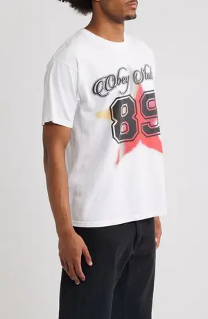Obey Varsity Star Graphic T-shirt