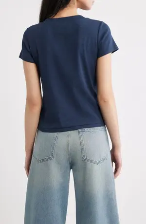 DL1961 Shrunken V-neck Tee