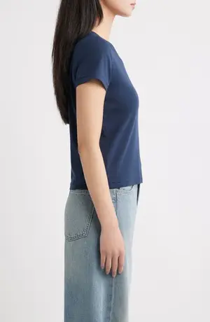 DL1961 Shrunken V-neck Tee