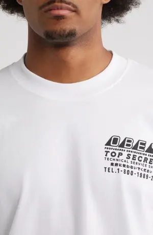 Obey Top Secret Graphic T-shirt