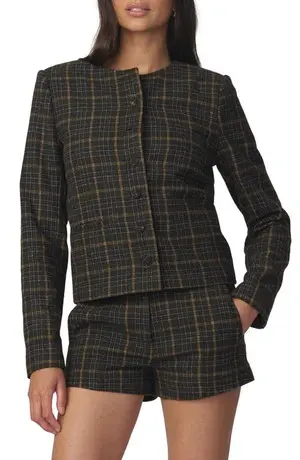 Joe's Jeans The Scottie Plaid Jacket