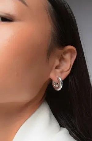 YOJ Sirso Maxi Chubby Hoop Earrings