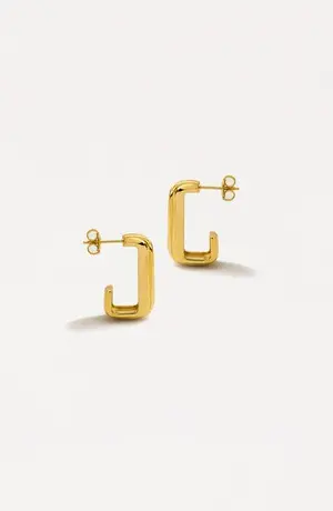 YOJ Fala Wave Maxi Hoop Earrings