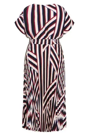 City Chic Eloisa Stripe Maxi Dress