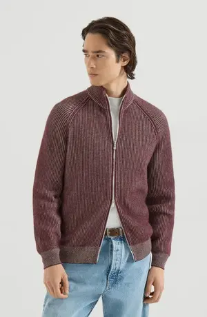 Brunello Cucinelli High Neck Cardigans For Men