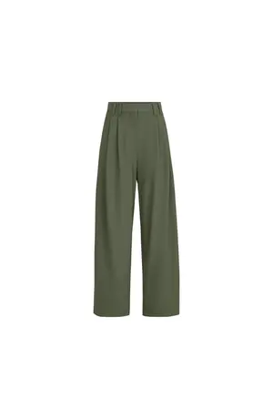 Brunello Cucinelli Tropical Luxury Wool Tailored Trousers With Monili