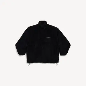 Balenciaga Back Zip-up Jacket - Black