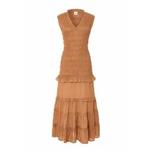 PAR Y ESCALA SL Cami Dress Camel - Brown