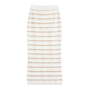 BRODIE CASHMERE Breton Stitch Skirt