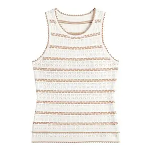 BRODIE CASHMERE Breton Stitch Vest