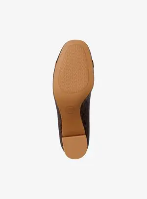 Michael Kors Dori Signature Logo Block Heel Pump