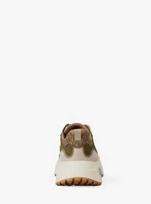 Michael Kors Levie Mixed-media Trainer