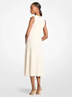 Michael Kors Stretch Knit Midi Dress