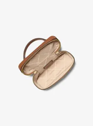 Michael Kors Vivi Small Signature Logo Vanity Crossbody Bag - Brown