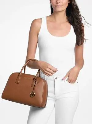 Michael Kors Ashton Medium Satchel - Brown