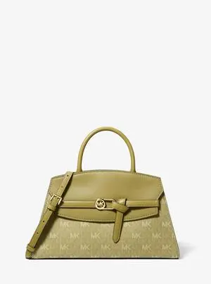 Michael Kors Greta Medium Signature Logo Satchel