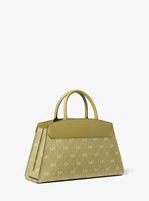 Michael Kors Greta Medium Signature Logo Satchel