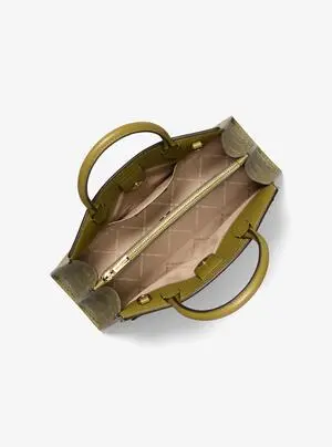 Michael Kors Greta Medium Signature Logo Satchel