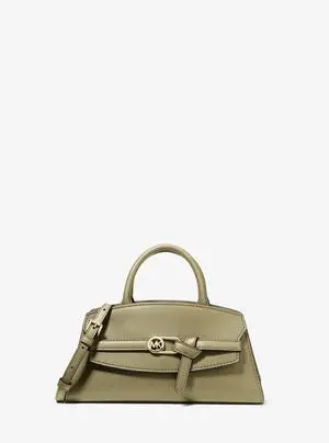 Michael Kors Greta Small Leather Convertible Crossbody Bag - Green