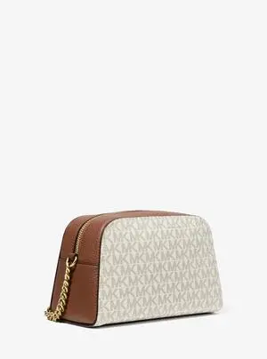 Michael Kors Ashton Extra-small Signature Logo Camera Crossbody Bag - Natural