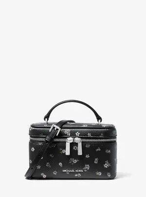 Michael Kors Vivi Small Floral Printed Vanity Crossbody Bag