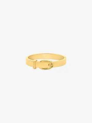 Michael Kors Buckled Bangle Bracelet - Gold
