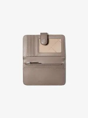 Michael Kors Jet Set Travel Medium Pebbled Leather Wallet