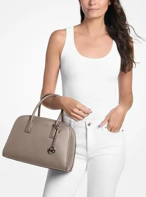 Michael Kors Ashton Medium Satchel - Grey