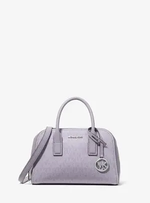 Michael Kors Ashton Small Signature Logo Messenger Bag - Purple