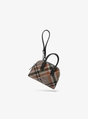 Michael Kors Ashton Wool Blend Bag Charm - Black