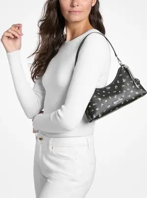 Michael Kors Sammy Small Floral Printed Convertible Crossbody Bag
