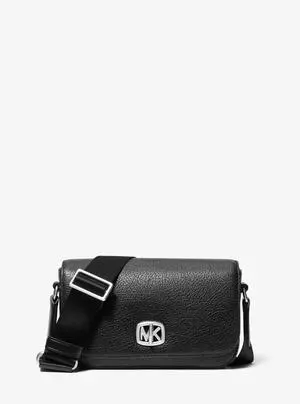 Michael Kors Bryant Small Leather Crossbody Bag In - One Size By Black