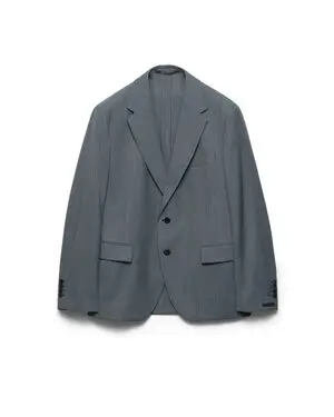Prada Single-breasted Wool Jacket - Blue