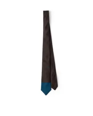 Prada Silk Tie - Brown