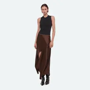 Helmut Lang Silk Slip Skirt Serra