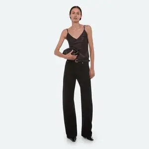 Helmut Lang Crinkle Slip Top - Truffle