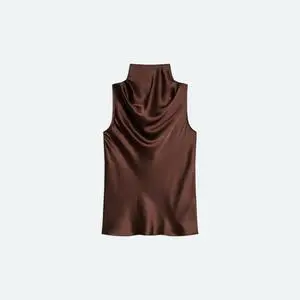 Helmut Lang Silk Tie-neck Top - Serra