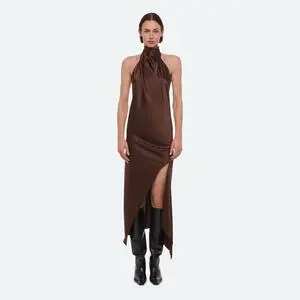 Helmut Lang Silk Tie Scarf Dress - Serra