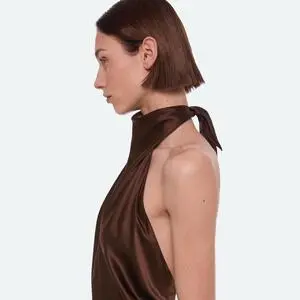 Helmut Lang Silk Tie Scarf Dress - Serra