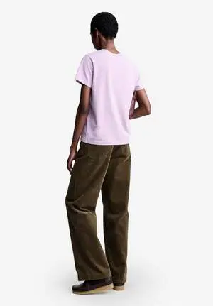 A.p.c. Vani T-shirt Pale Pink T-shirt With Rue Madame Logo Fab - Light Pink