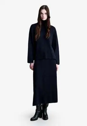 A.p.c. Louise Sweater High-neck Sweater - Navy Blue