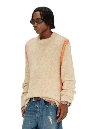 DIESEL® Alpaca-blend Jumper With Spray-dyed Seams
