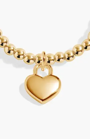 A LITTLES & CO A Little Lots Of Love Heart Charm Bracelet In Gold Tone